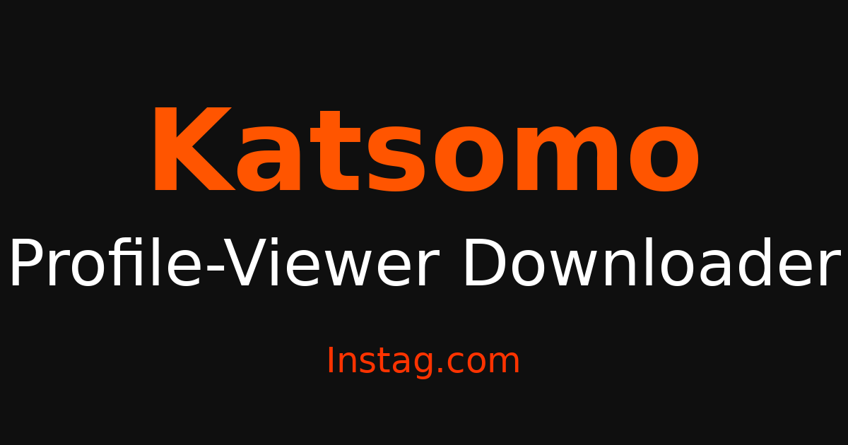 Katsomo Profile Viewer - View Profiles Anonymously – Instag