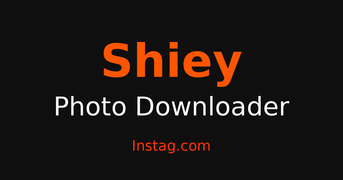 Shiey Photo Saver - Download HD Photos Free – Instag